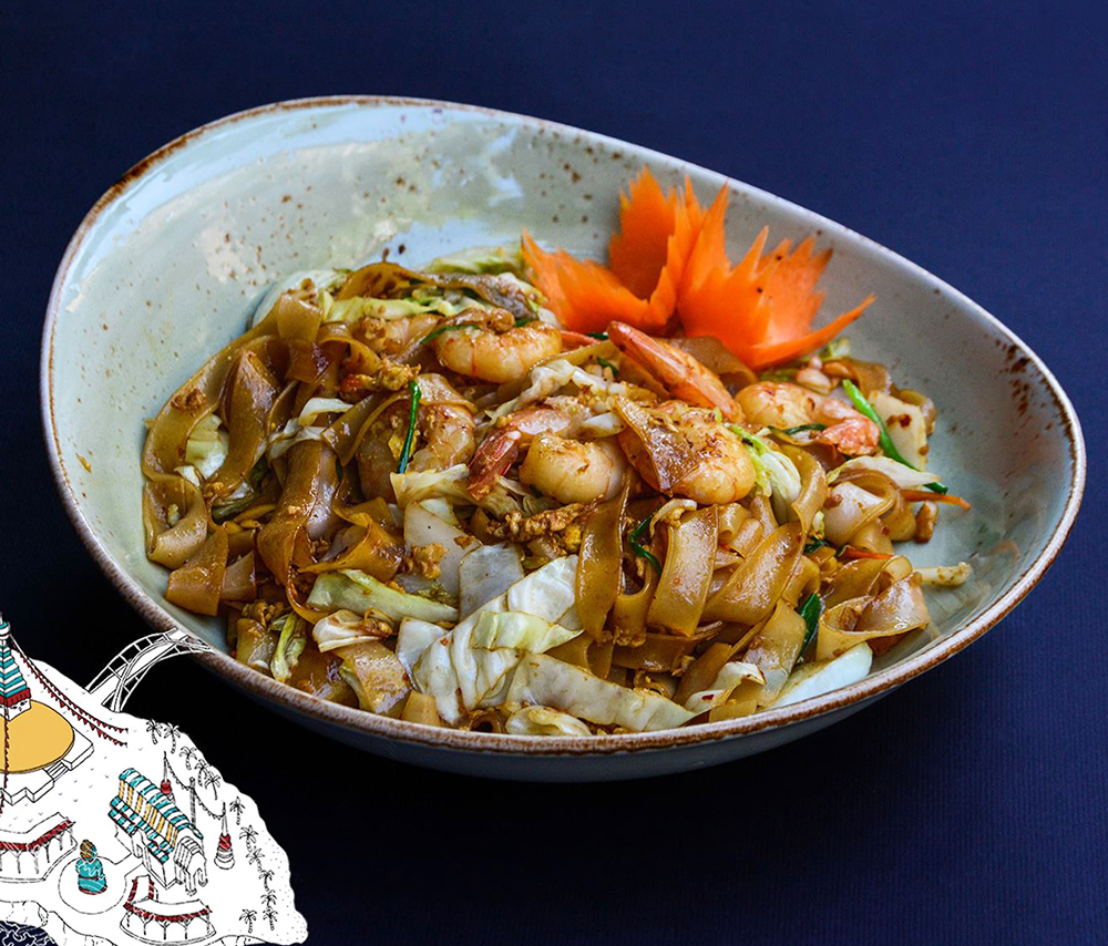 Փադ Սյու ծովախեցգետնով Wine Republic