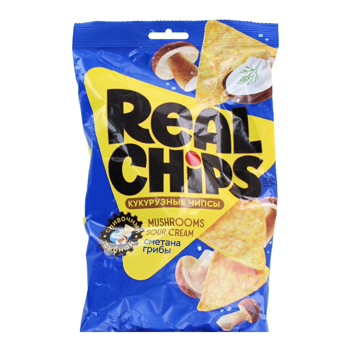 Չիպս թթվասերի և սնկի "Real Chips" 85գ