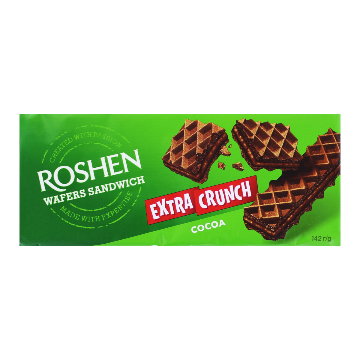 Վաֆլի կակաոյի կրեմով "Roshen Extra Crunch" 142գ